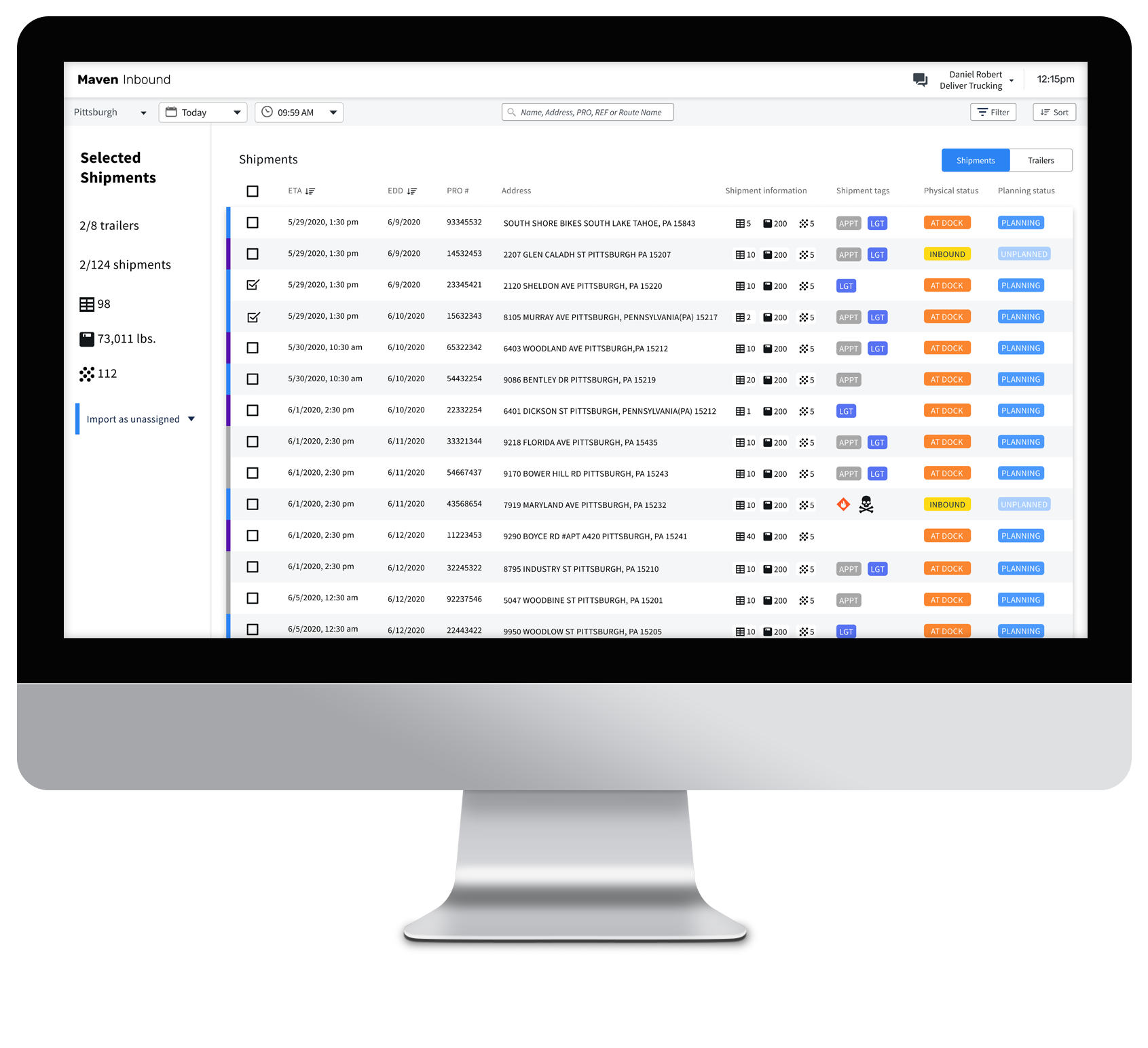 Maven Inbound: Automated Route Planning & Optimization - Maven