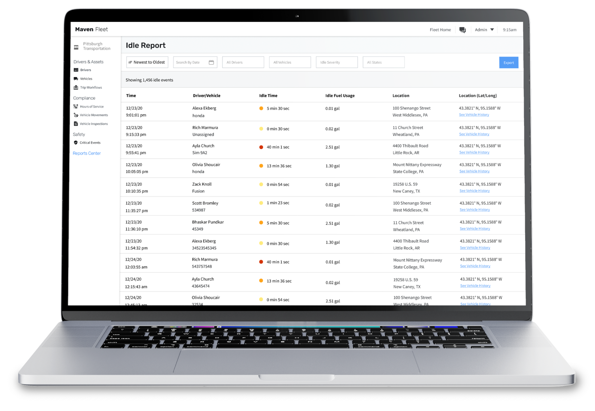 Introducing...Idle Reporting! - Maven