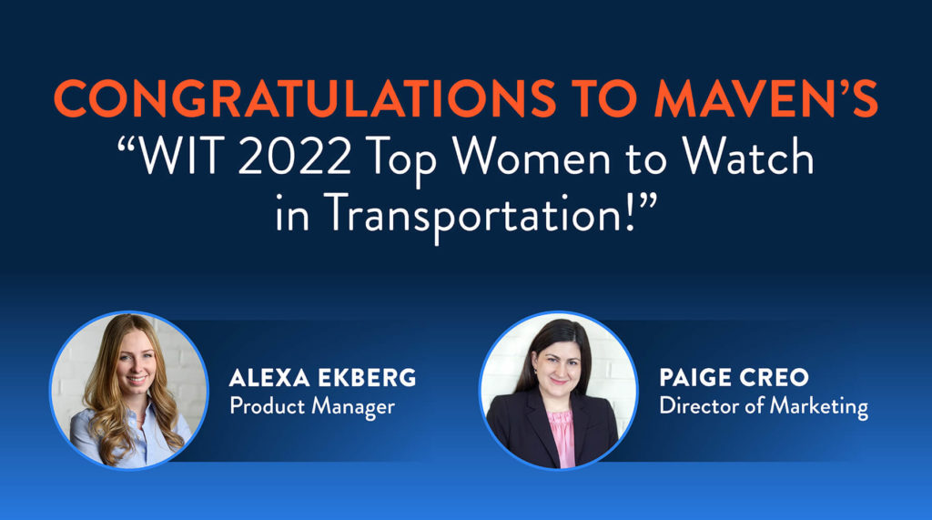 Maven's Women In Trucking "Top Women to Watch" - Maven