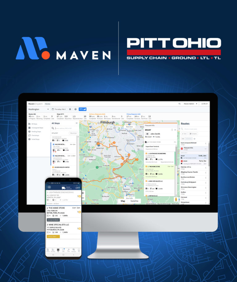 PITT OHIO Deploys Maven as its P&D and ELD/Telematics Platform - Maven