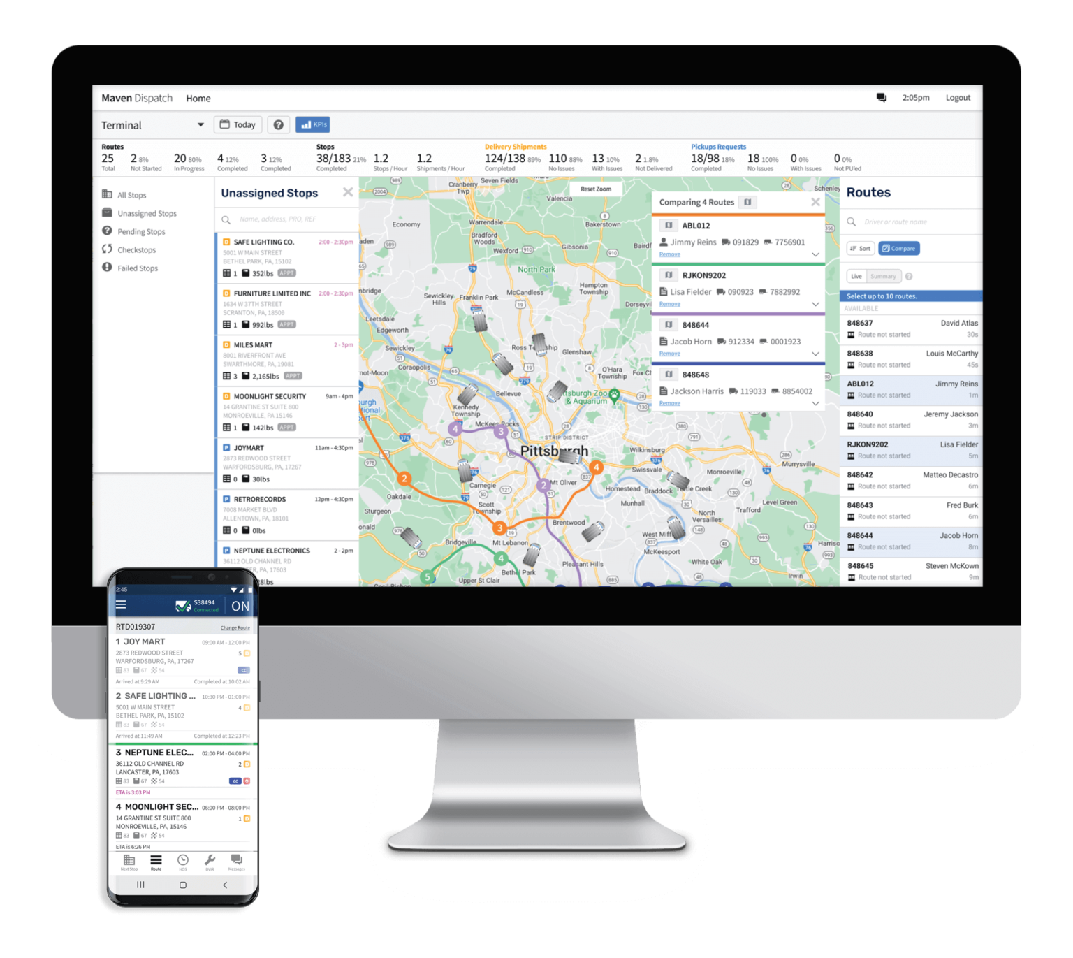 Trucking Dispatch Software - Transportation Dispatch - Maven